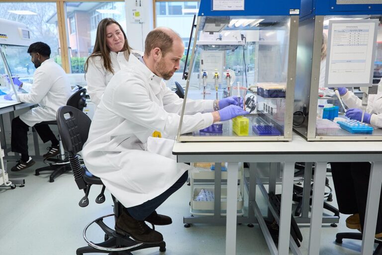 Scaling up the protection of nature: Prince William visits NatureMetrics - The Earthshot Prize